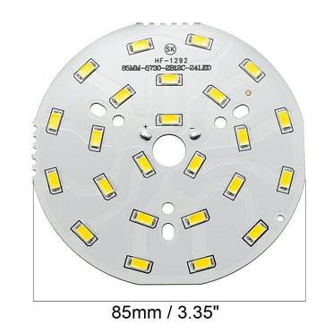 300mA 9W 18 LEDs 5730 Chip Module Aluminum Board Pure White 70mm Dia ...