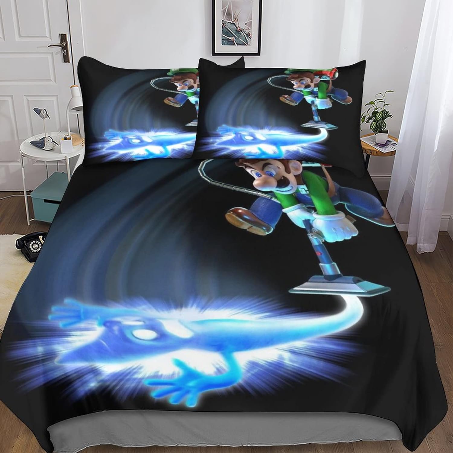 Click here for Yingd Luigi Mansion Bedding Set Double Size 3 Piec... prices