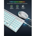 Keyboard and Combo Backlit - Compact Quiet Keyboard with , , Slim ...
