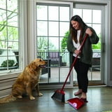O-Cedar Pet Pro Power Corner Broom with Advanced Step-on Dust Pan for ...