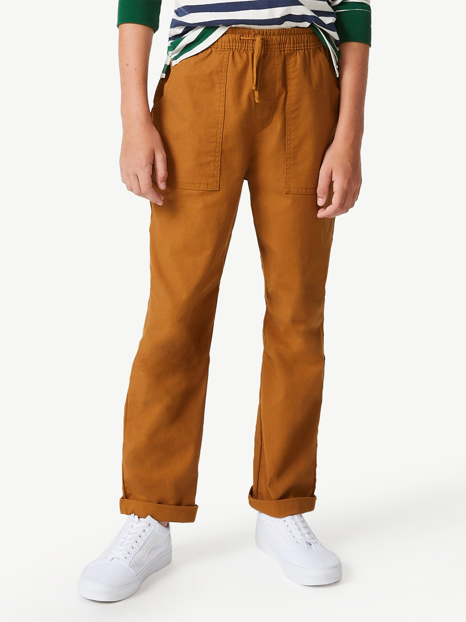 Free Assembly Boys Twill Fatigue Pants, Sizes 4-18 - Walmart.com