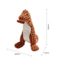 BIMZUC Cute Dinosaur Shaped Dog Squeaky Plush Toy, Soft Molar Chew Toy ...