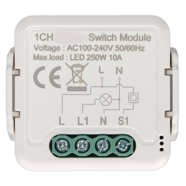 Smart Light Switch Relay Module 1 Channel Automation Diy Voice Control ...
