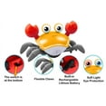 Haifeng Crawling Crab Baby Toy with Music and Automatic Obstacle ...