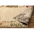 Well Woven Verdant Vines Modern Damask Border Rug Oriental Floral Area ...