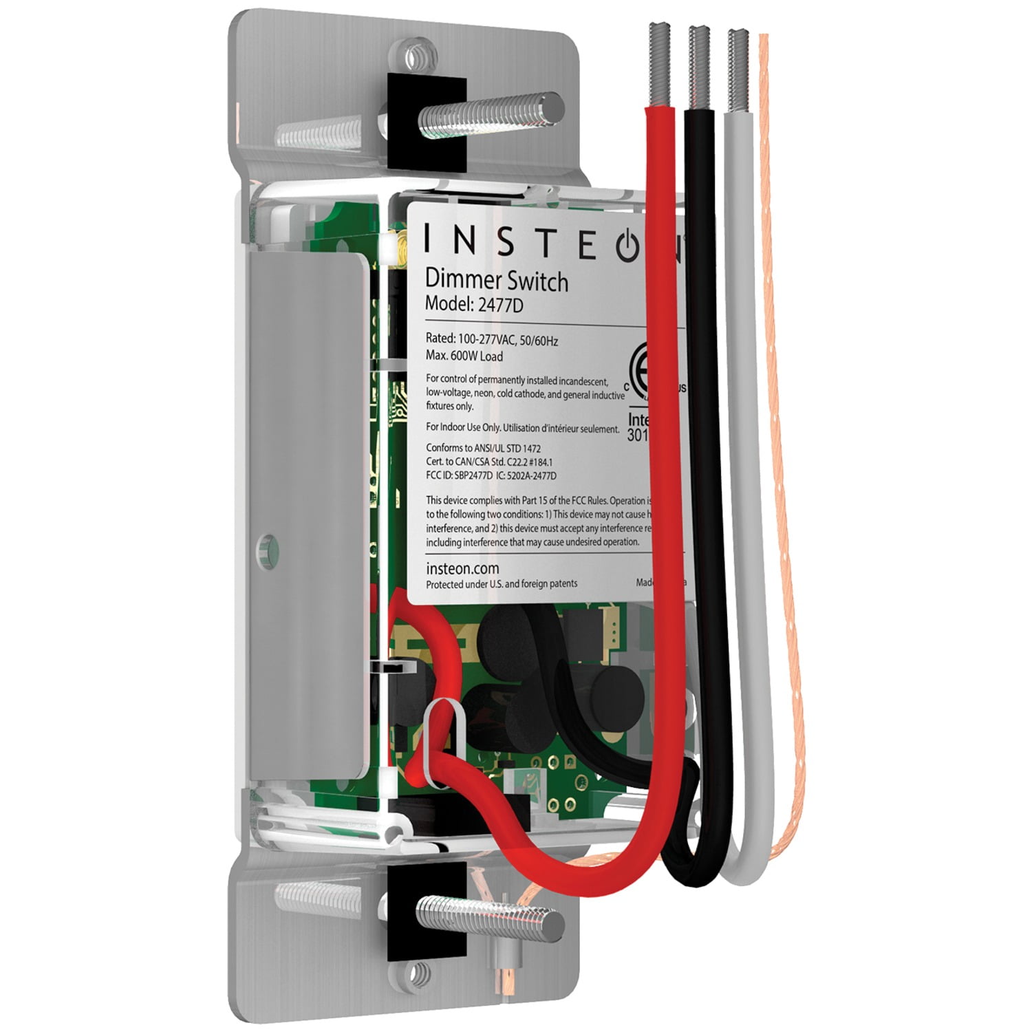 Insteon Dual Wall Switch Wiring