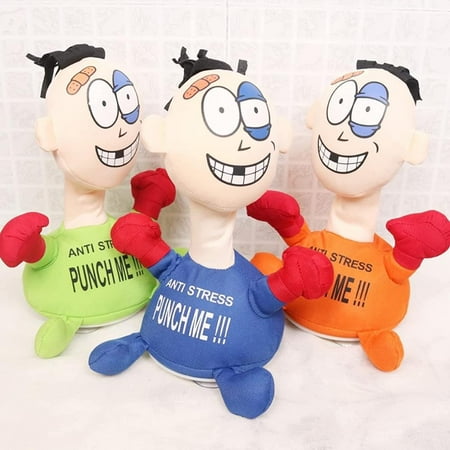 Hongchun Funny Punch Me Screaming Doll, Anti-Stress Punch me Doll ...