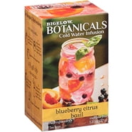 Bigelow Blackberry Citrus Plus Zinc Herbal Tea, Caffeine Free, 18 Count ...