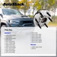 AutoShack Front Wheel Hub Bearing Assemblies Left & Right with ABS ...