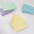 50 Sheets 3X5 Ruled Colored Index Cards, Flash Cards Lined Study Note ...