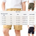 Khaki Straight Leg Basic Cargo Lounge Pants for Kids Girl Boy Summer ...