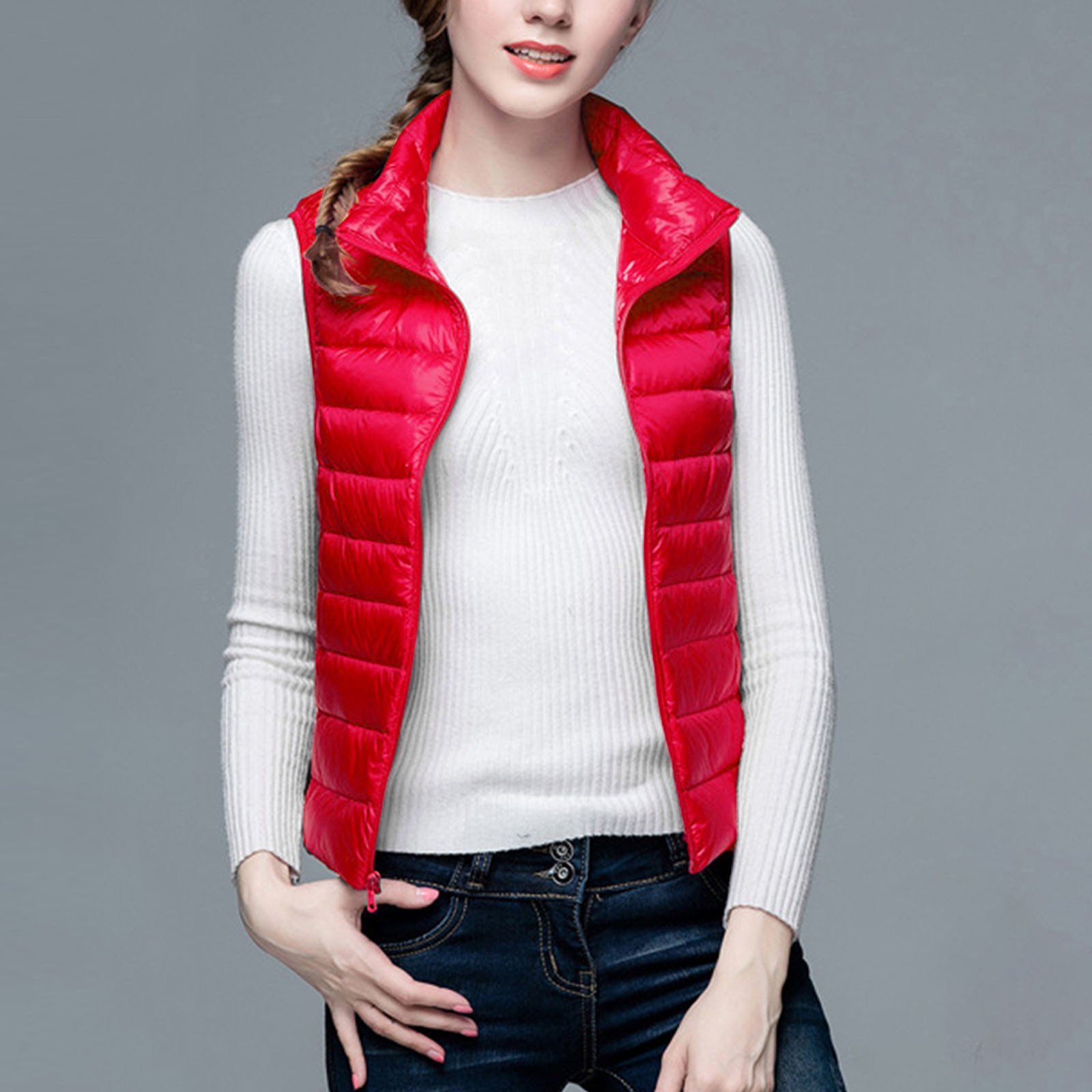 Click here for Egnmcr Puffer Vest Women  Sleeveless Parkas For Wo... prices