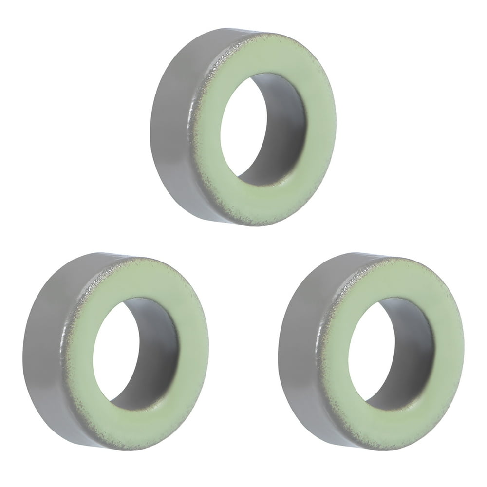 200Pcs 7.4 x 13 x 5mm Ferrite Ring Iron Powder Toroid Cores Yellow ...