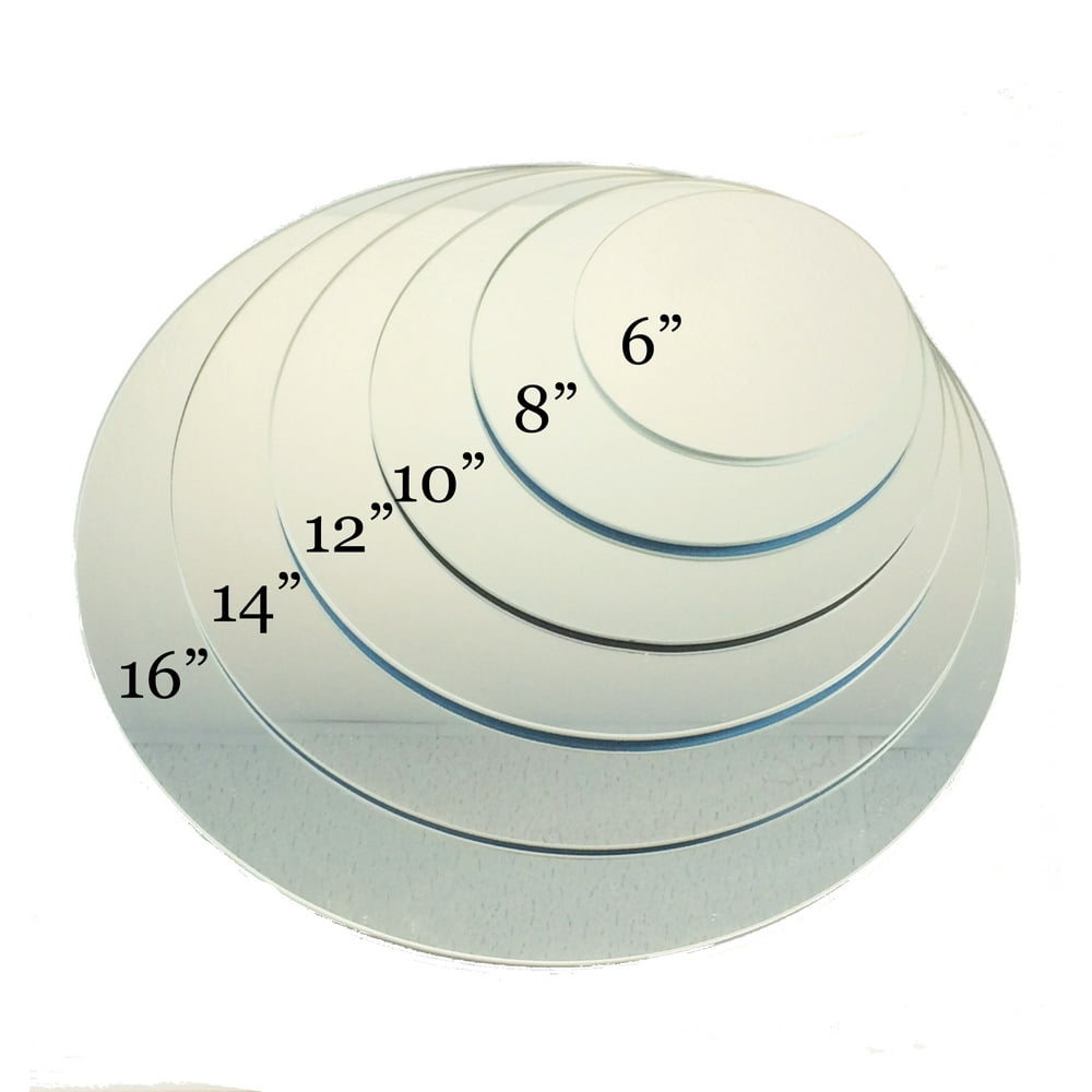 12 Pieces of Round 16" Inch Sanded Edge Glass Mirrors for Weddings ...
