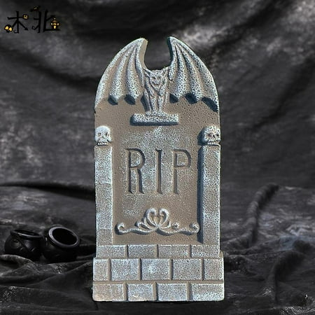 Decorative Props Halloween Tombstone Haunted House Stone Prop Horror ...