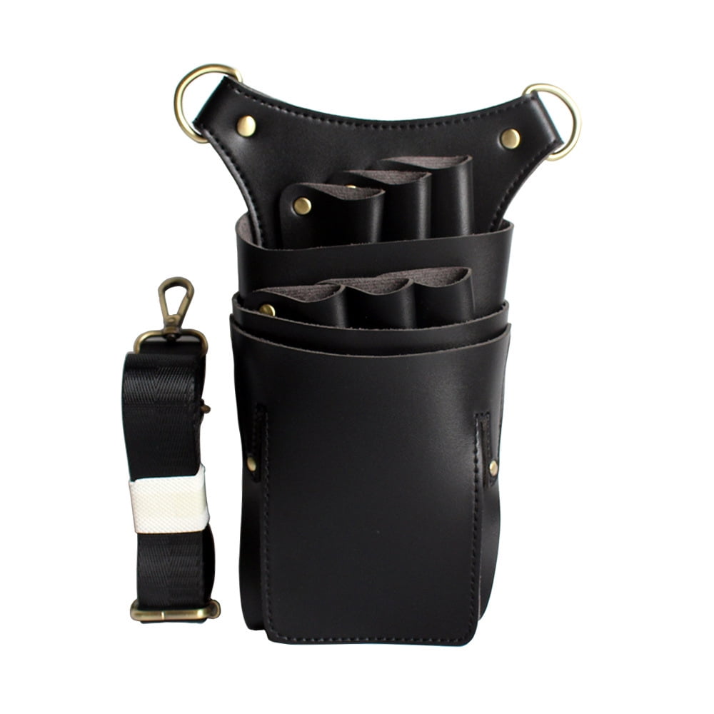 Scissors Pouch Leather Salon Barber Hairdressing Scissors Holster Hair ...
