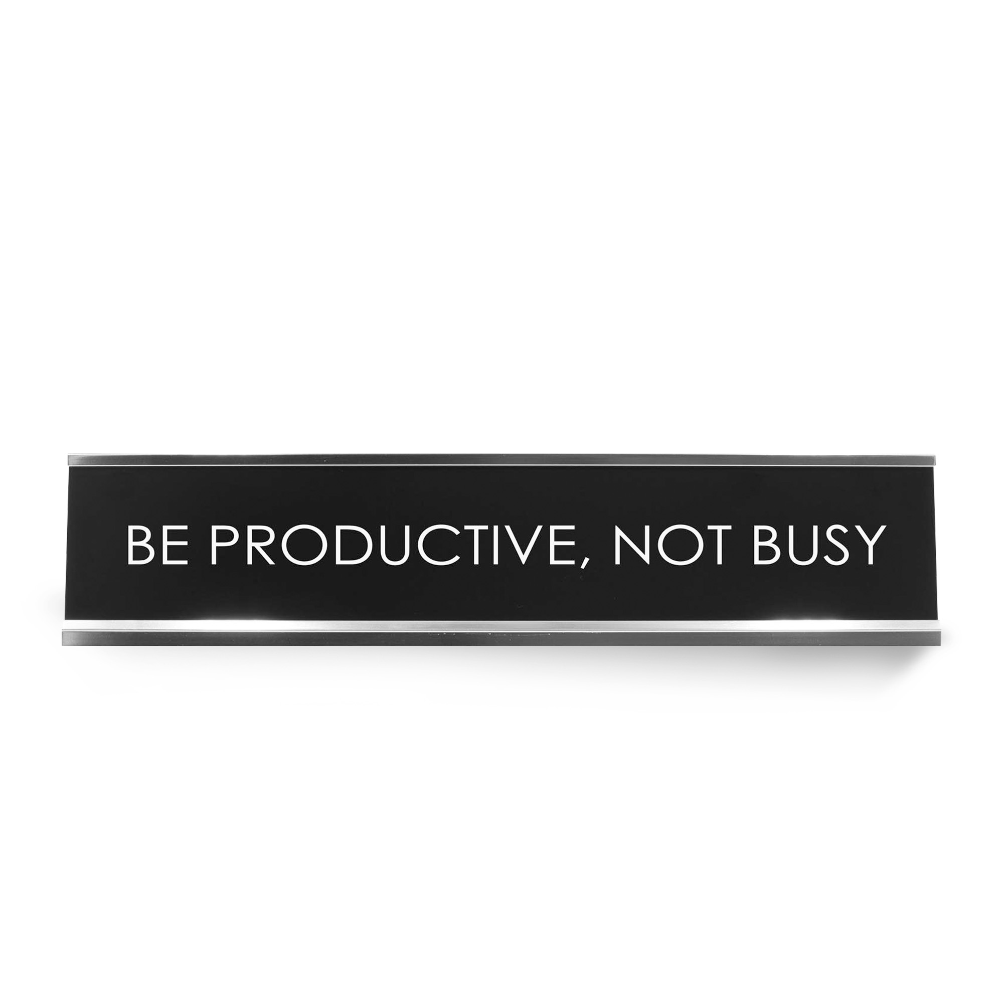 Signs ByLITA Be Productive, Not Busy Novelty Desk Sign - Walmart.com