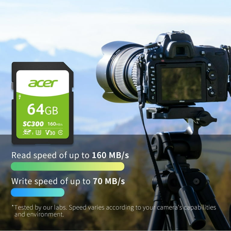 Acer SC900 SDXC UHS-II V90 4K Memory Card, 56% OFF