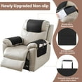 CZL Faux Leather Headrest Cover for Recliner Chair & Couch, Waterproof ...