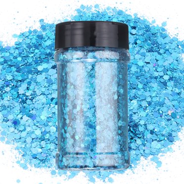 Snow White Flitter Flakes Iridescent Ice Glitter Flakes for Nail Art ...