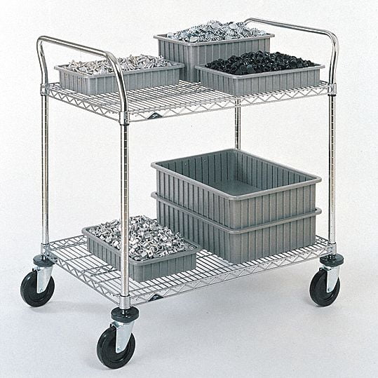 Metro Wire Cart,24 In. W,36 In. L,Steel 2SPN53ABR - 1PK/25 - Walmart.com