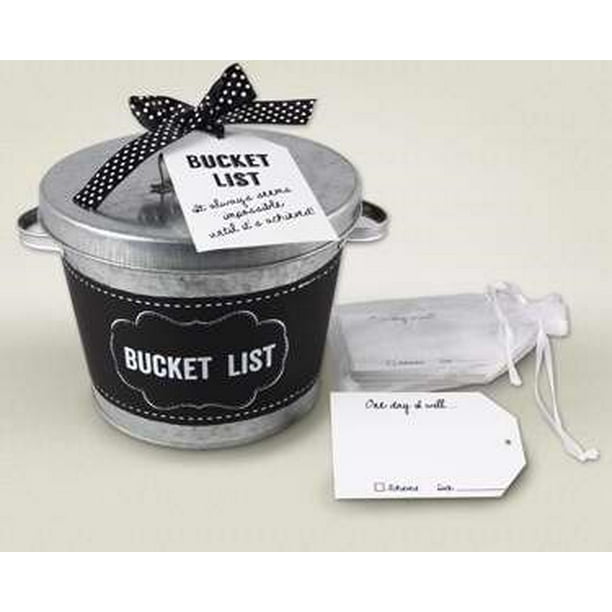 Bucket-Bucket List-Metal (7 X 7 X 6) - Walmart.com