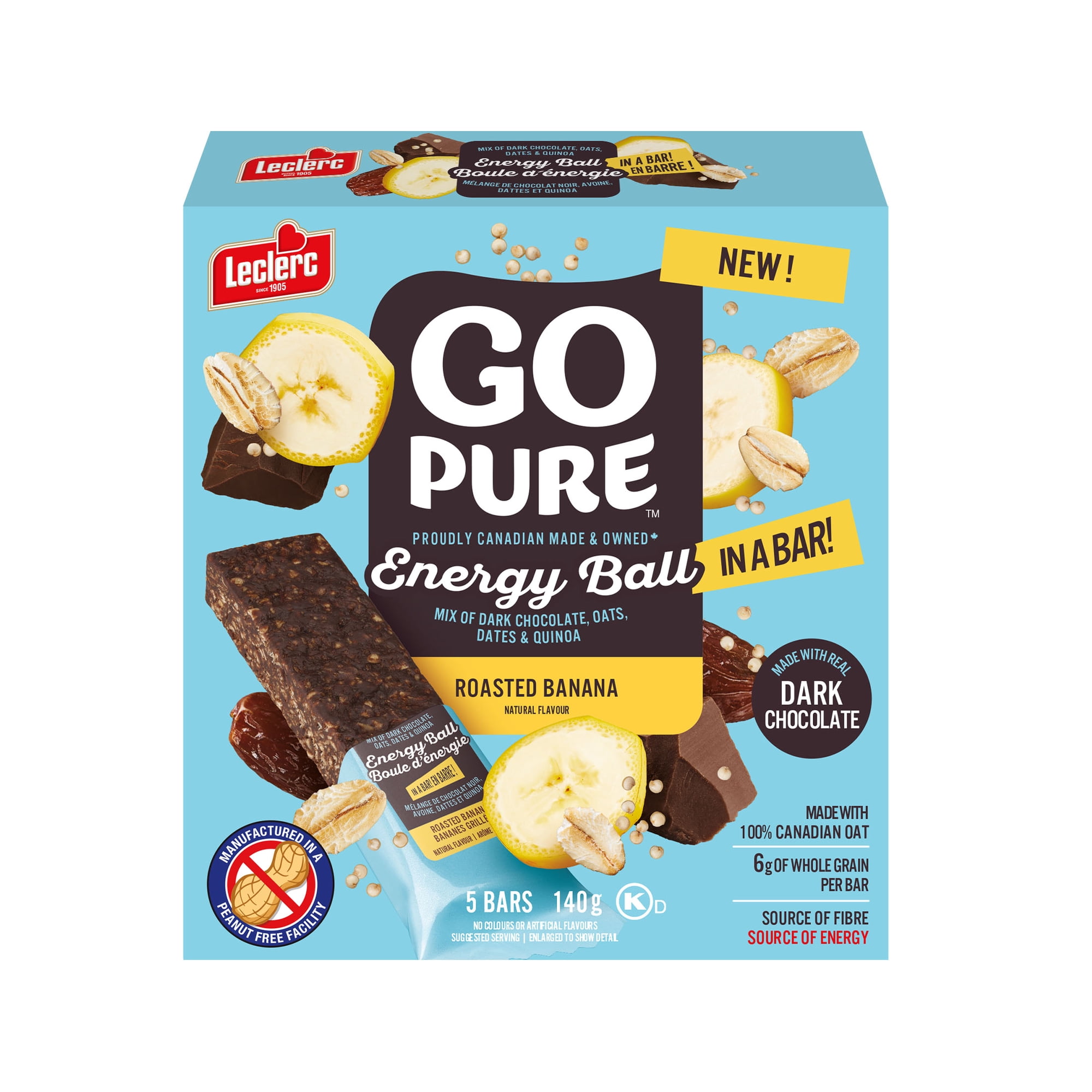 Click here for Go Pure Enery Ball In A Bar - Roasted Banana 140g prices