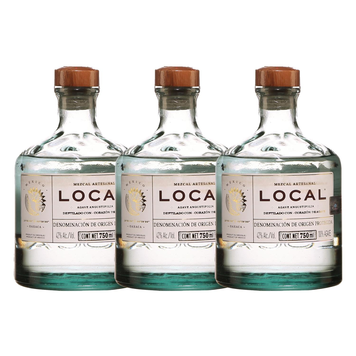 3x2 Mezcal Local Corazón de Agave 750ml Mezcal Local Corazón de Agave ...