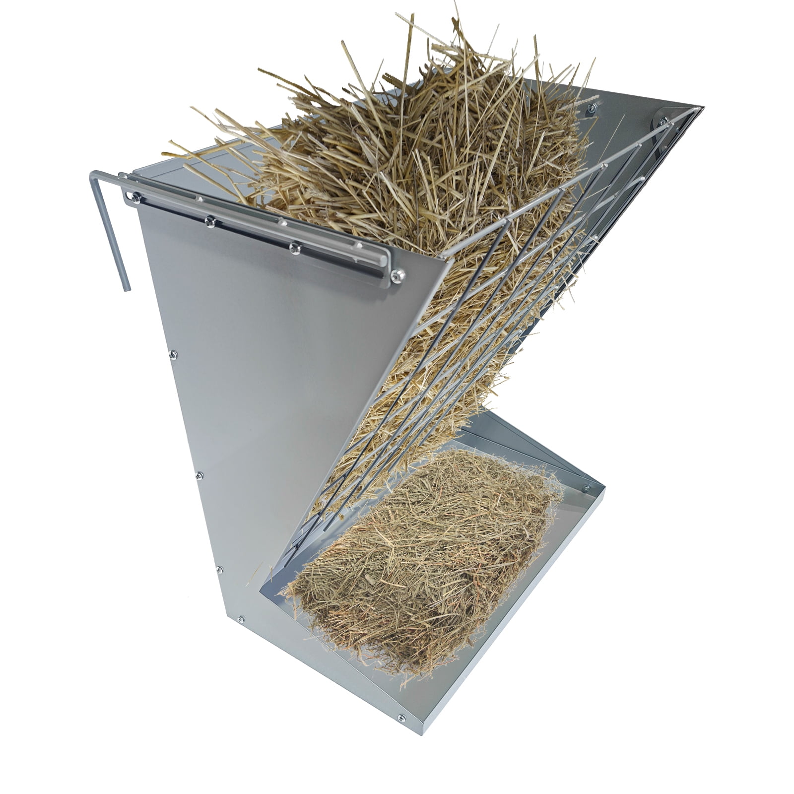 Click here for Qiyun Wall Mount Hay Feeder  2 In 1 Hay And Grain... prices