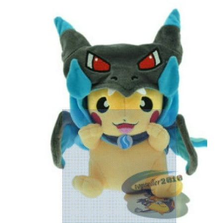 SAYOO Little Kids Plush Toys, Fire Dragon Pikachu with Cloak Dolls ...