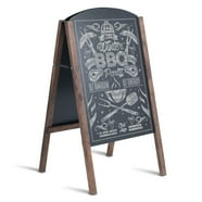 Wooden A-Frame Chalkboard Sign 40" x 20" Magnetic Sidewalk Menu Board ...