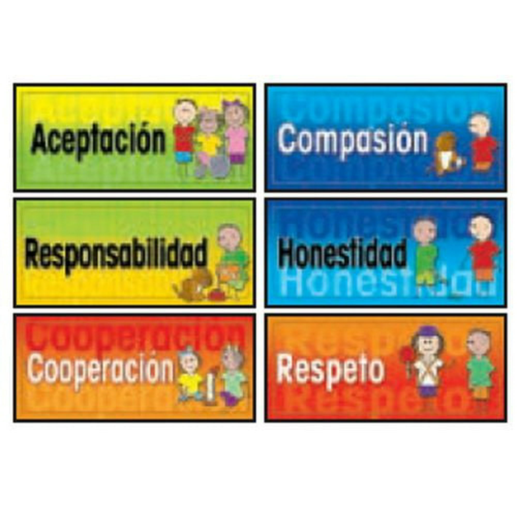 Click here for Poster Pals Spanish Character Education Poster Set... prices