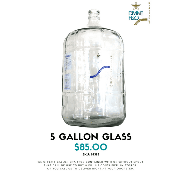 5 Gallon Glass Bottle
