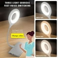 Voice Control USB Light for Laptop Keyboard, LED Reading Lamp Portable Small Night Light with ...