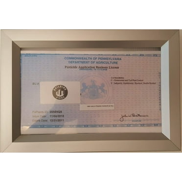 Business License Certificate Frame NV 8.5x11 ( Heavy Duty ) - Walmart.com