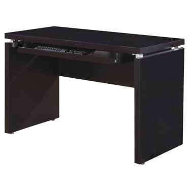 Furinno Engineered Wood Simplistic Computer Desk in Dark Brown/Black ...