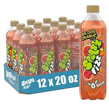 Splash Fizz, Black Cherry Flavor Sparkling Water Beverage, 20 Fl Oz ...