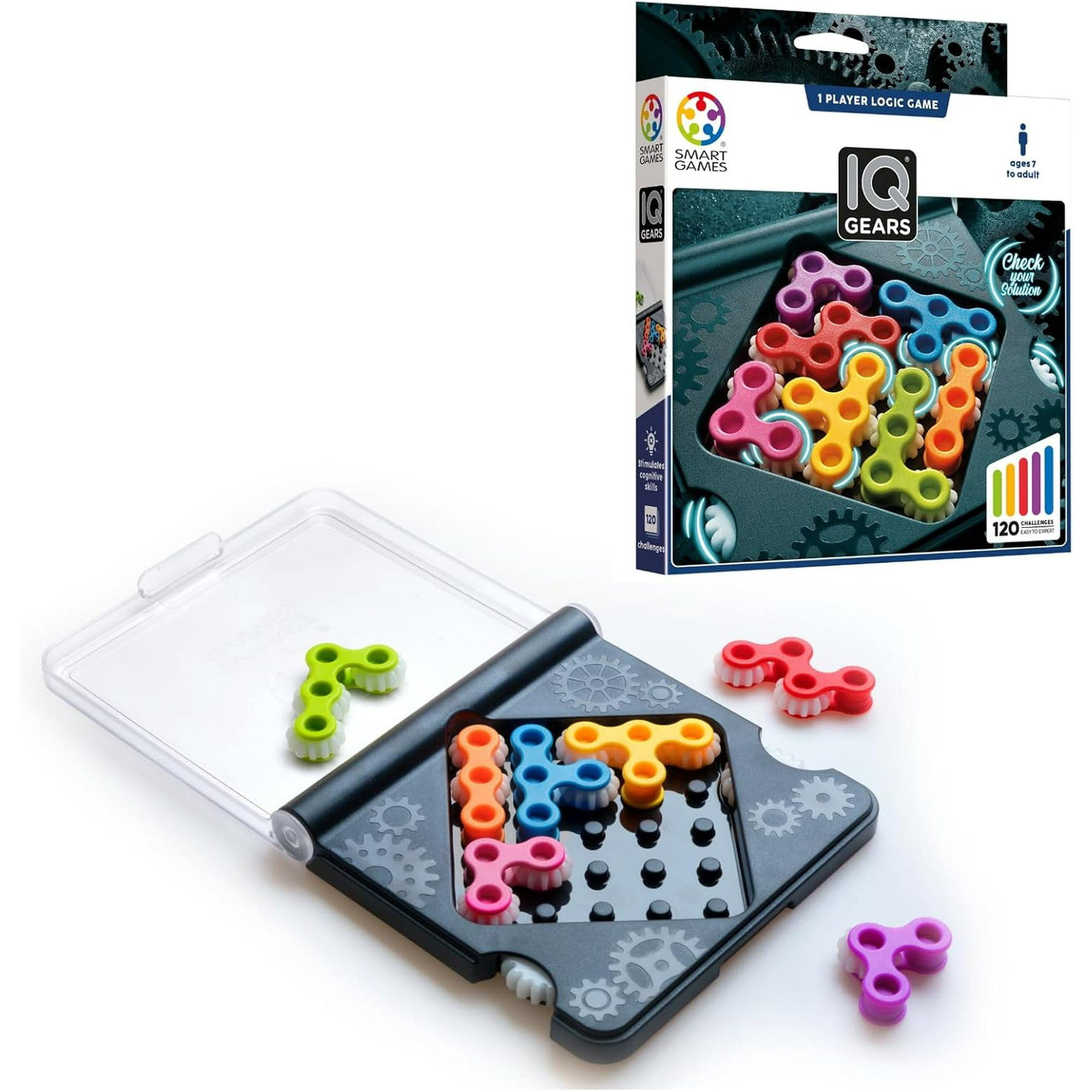 Click here for Smartgames Iq Gears Travel-Friendly Dynamic Logic... prices