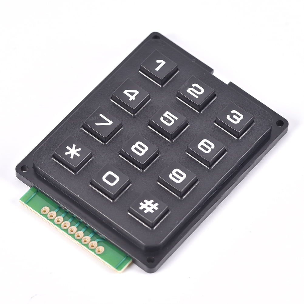 Portable 4 x 3 Matrix Array 12 Keys 4*3 Switch Keypad Keyboard Module ...