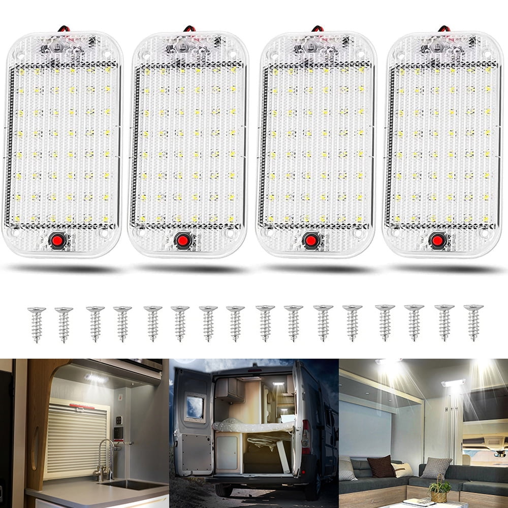 Rosnek RV Interior Lighting 12V-85V 800 Lumens Super Bright RV LED ...