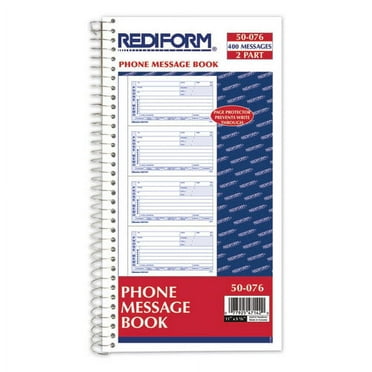 Rediform Money Receipt Book, Two-Part Carbonless, 7 x 2.75, 4/Page, 200 ...