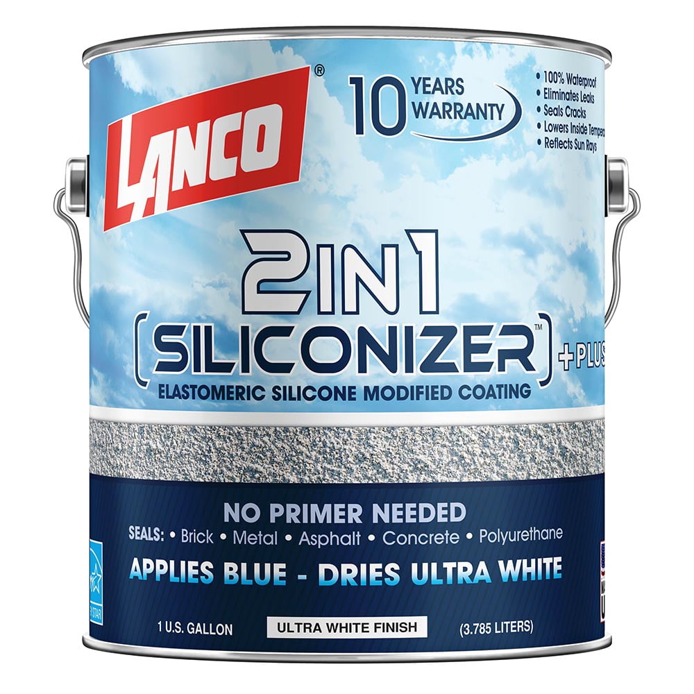 Lanco Siliconizer Plus 2 in 1 White Finish, 1 Gallon - Walmart.com