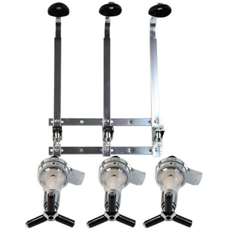 3 Bottle Stand Wall Mounted Dispenser Drinks Wine Spirits Bar Optics ...