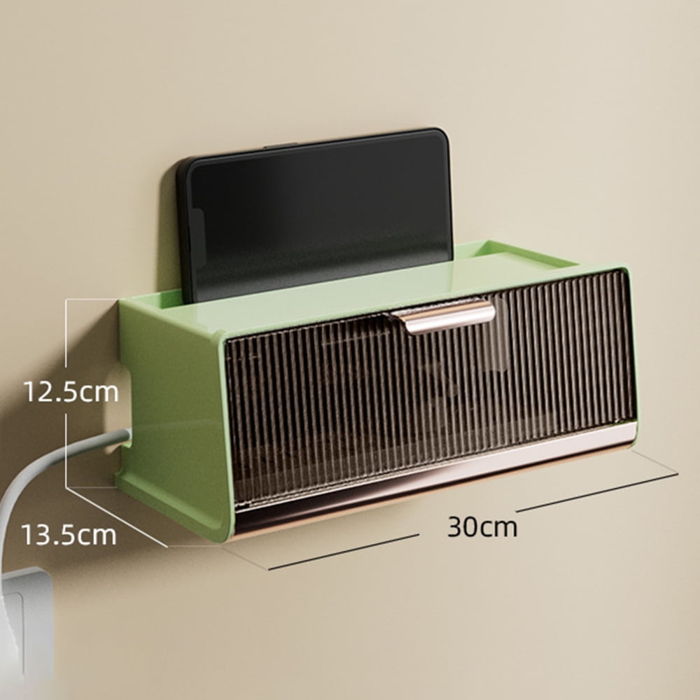 Huarong Wall Hanging Wireless WiFi Storage Box Cable Power Bracket ...