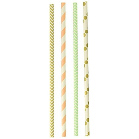 Charmed Paper Drinking Straws, Assorted | Walmart Canada