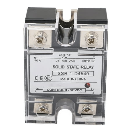 SSR Relay Module, 40A Solid State Relay Fast Switching Electromagnetic ...