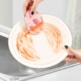 3 Packs of Wood Pulp Cotton Dishwashing Sponge 3.54x2.56 Inch ...