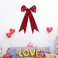 Eolstice 31.4x16.1In Valentines's Day Fluff Ball Bow, Large Decorative ...