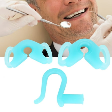 AMONIDA NEW Bite Blocks Soft Silicone Cheek Retractor Orthodontic Oral ...