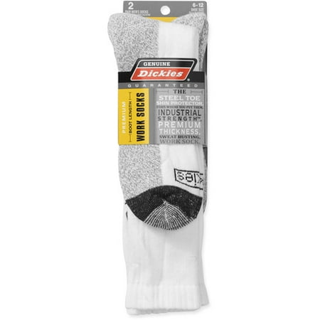 Genuine Dickies Men's Boot Length Crew Socks, 2-Pack – Walmart ...